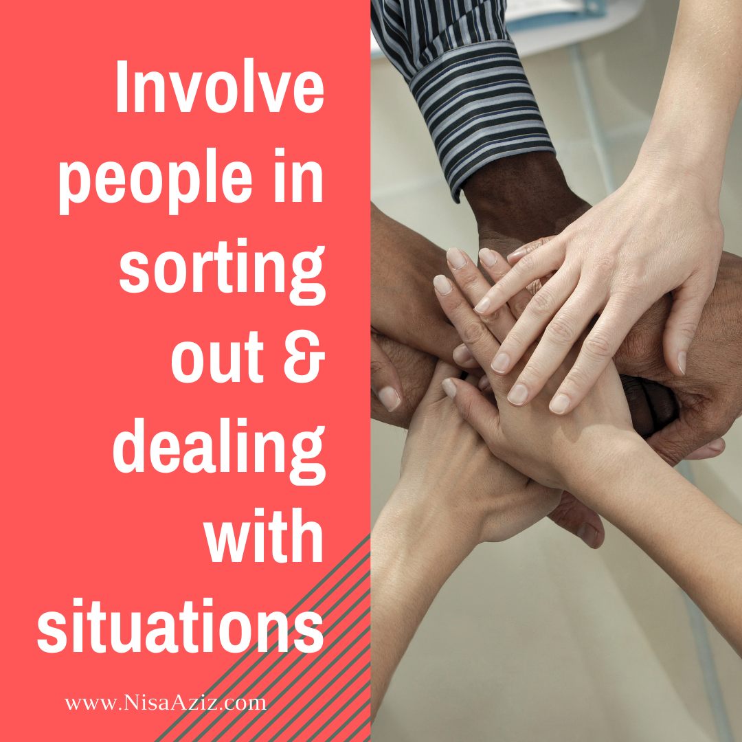 Team’s Energy: Involve People in Sorting Out and Dealing with ...