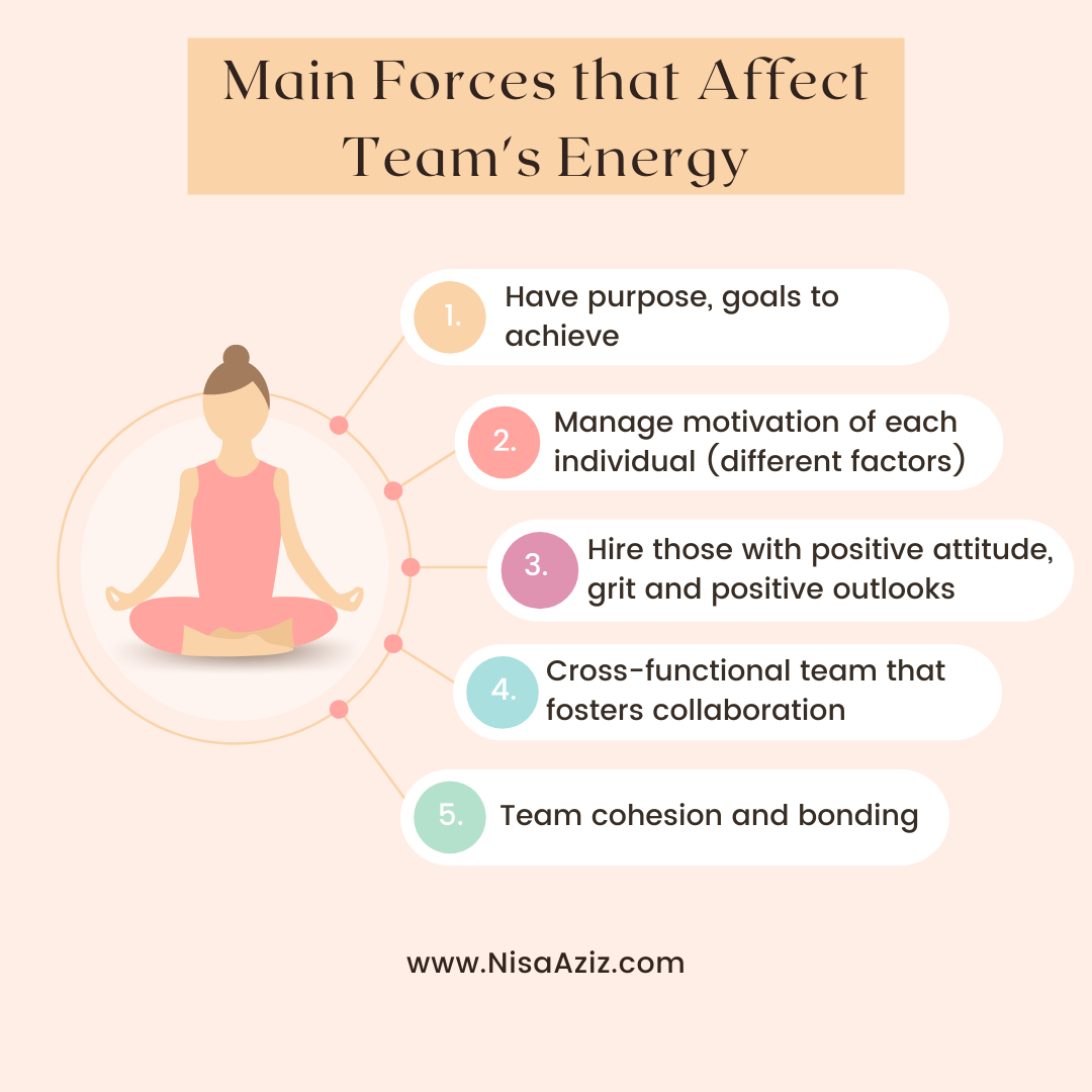 Main Forces that Affect Team’s Energy | Nisa Aziz